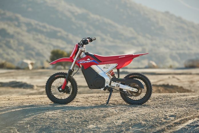 Let your kids discover what a dirt bike is all about with the CRF-E2 ...