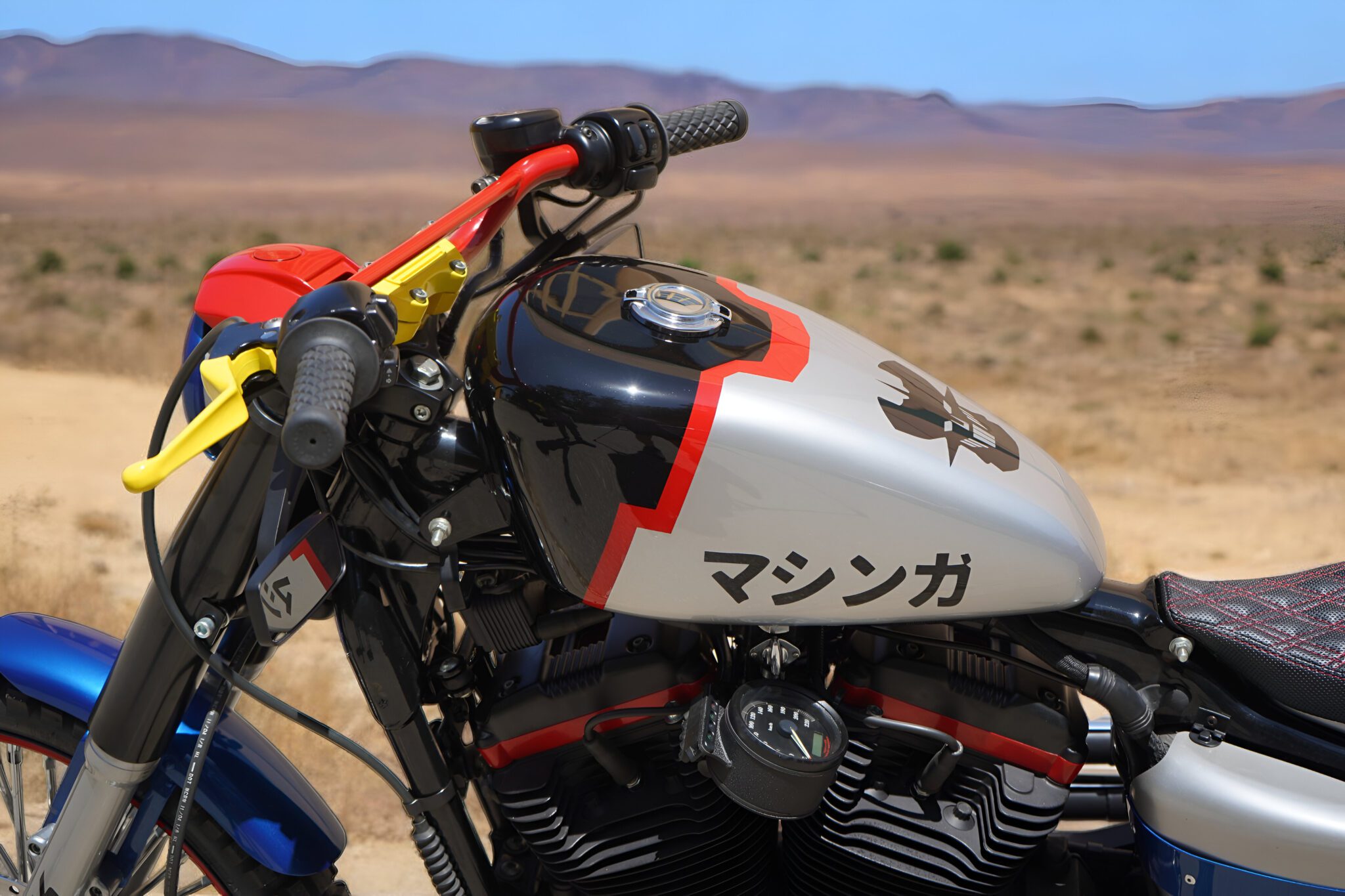 Meet the First "Mazinger Z" Scrambler: A Customised Harley-Davidson - BNM